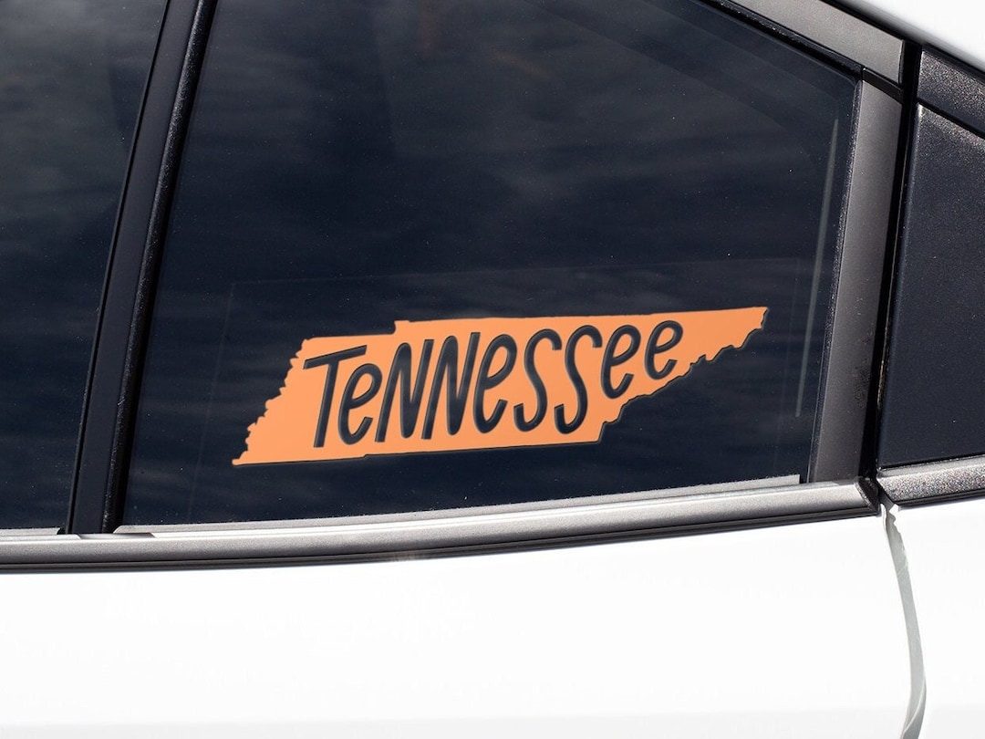 Tennessee Decal, Holographic Tennessee Car Decal, TN Car Decal ...