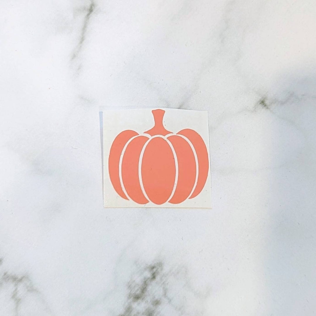 Custom Pumpkin Decal, Pumpkin Vinyl Decal, Halloween Decal, Trick or ...
