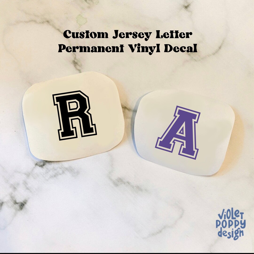 Sports Letter Decal, Basketball Letter Decal, Baseball Letter Decal ...