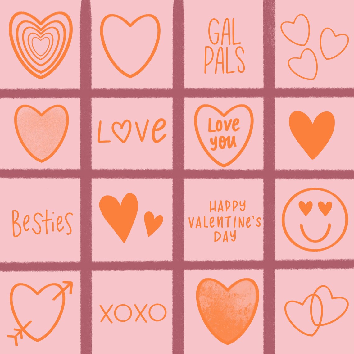 Valentines Day Brush Pack for Procreate Stamp Pattern | Etsy