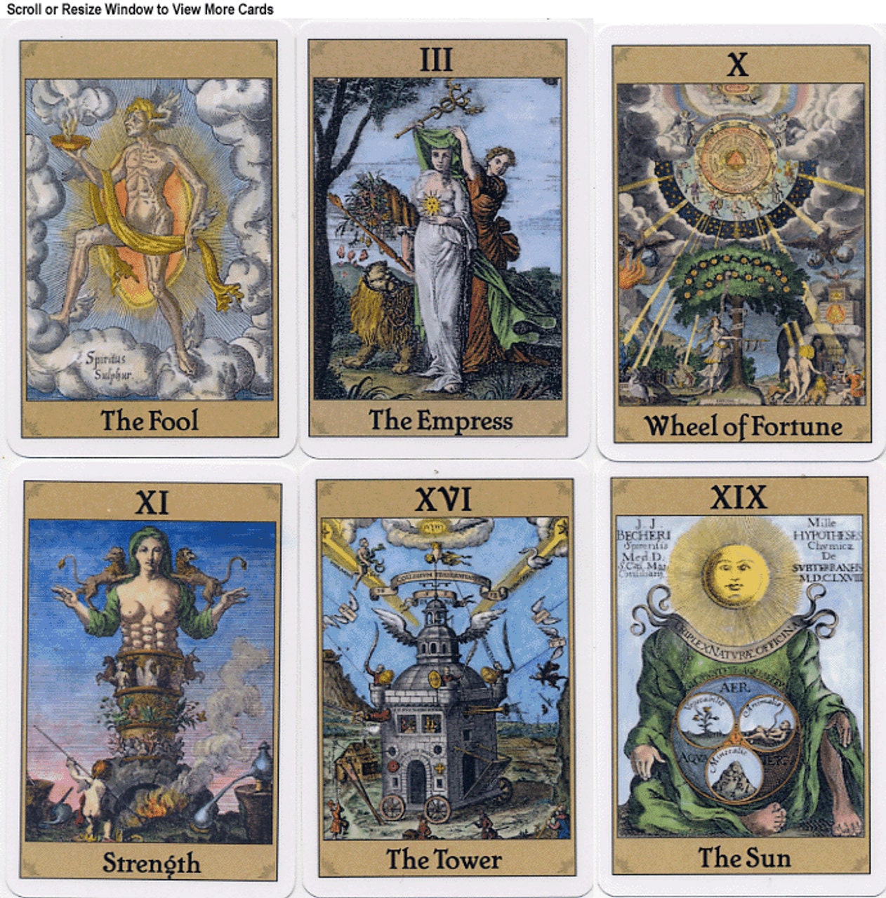 Alchemical Emblems Tarot Printable Deck- Pdf Digital Download - Etsy