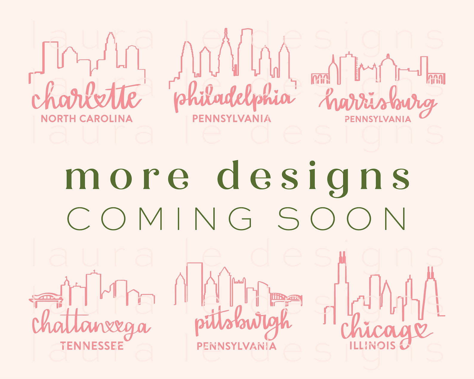 Philadelphia, PA Skyline SVG File Digital Download Philadelphia PNG ...