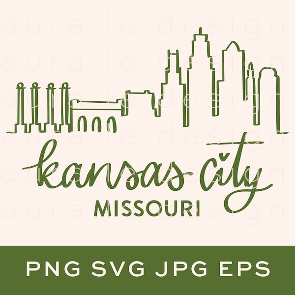 Kansas City Vector - Etsy