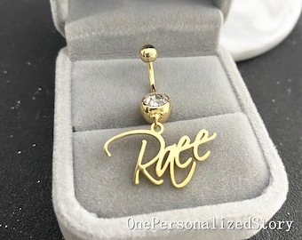 Custom Belly Ring - Etsy