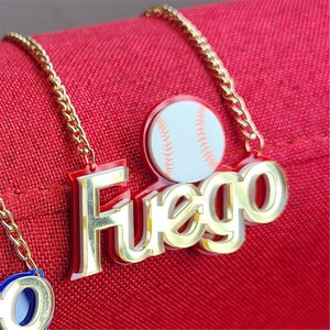 Personalized Character Name Necklace, Cartoon Name Necklace, Custom ...