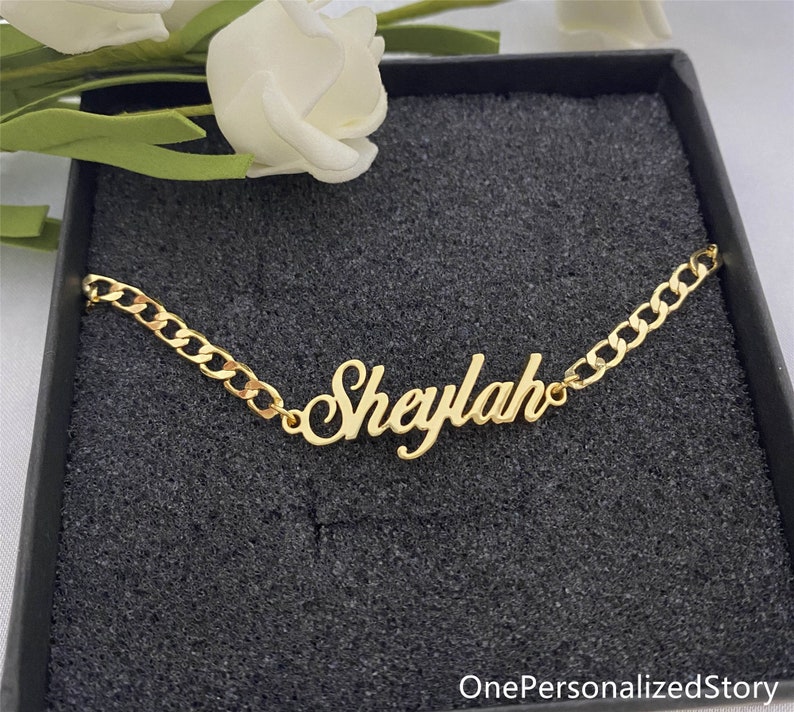Personalized Name Anklet Custom Name Anklet in - Etsy