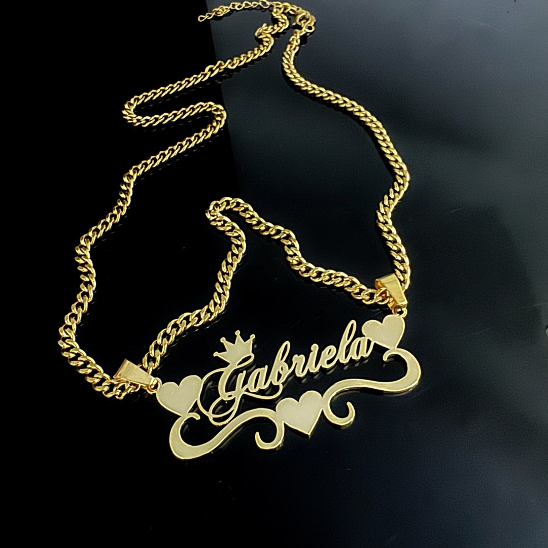 Custom Name Necklace,personalized Necklace,cuban Name Necklace ...