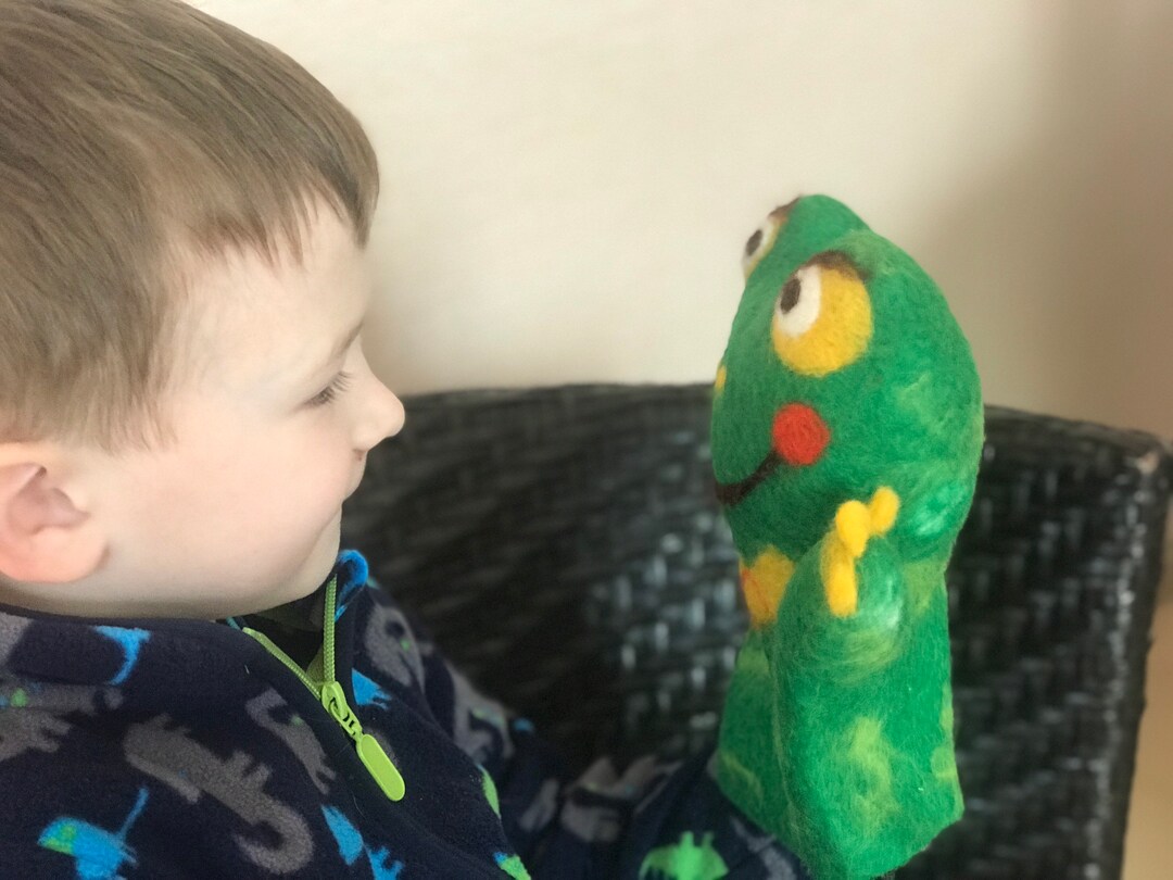 Hand Puppets Frog - Etsy