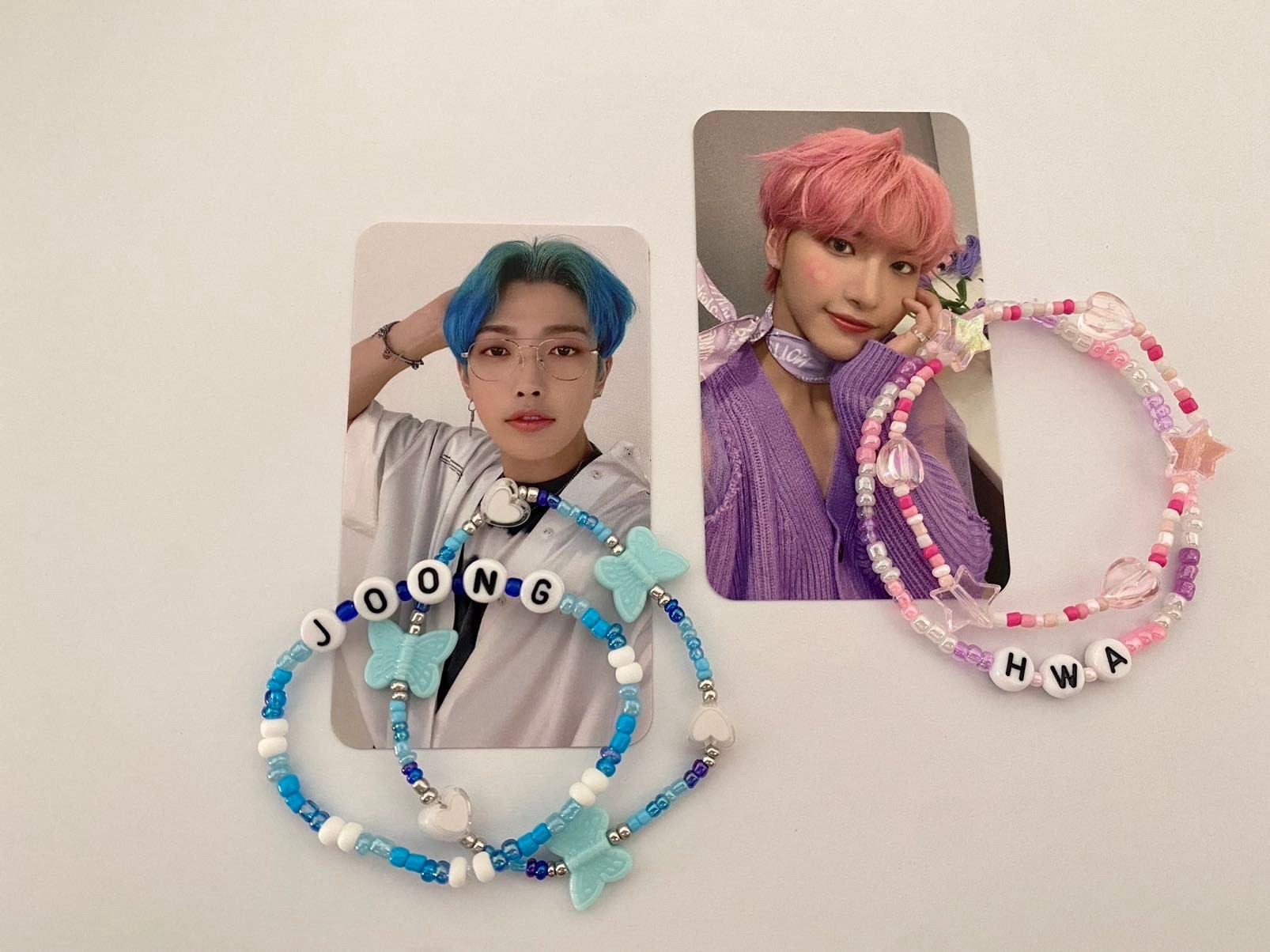 ATEEZ Bias Photocard and Matching Bracelet Set Photocard 2 - Etsy