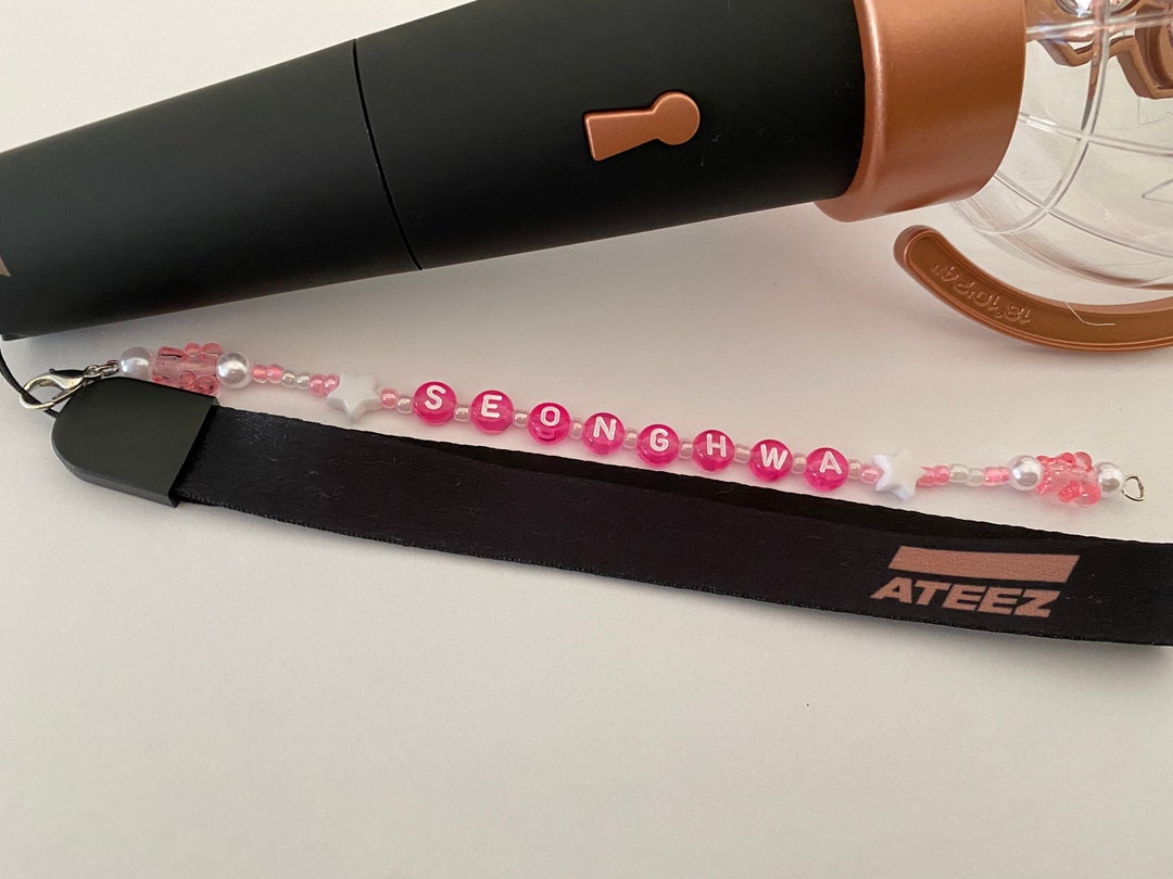 ATEEZ Beaded Charm LIGHTINY Charm Bias, OT8, Album Options for ATINY Kpop Lightstick Charm - Etsy
