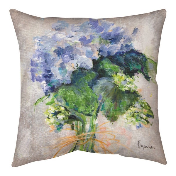 Hydrangea Pillow - Etsy