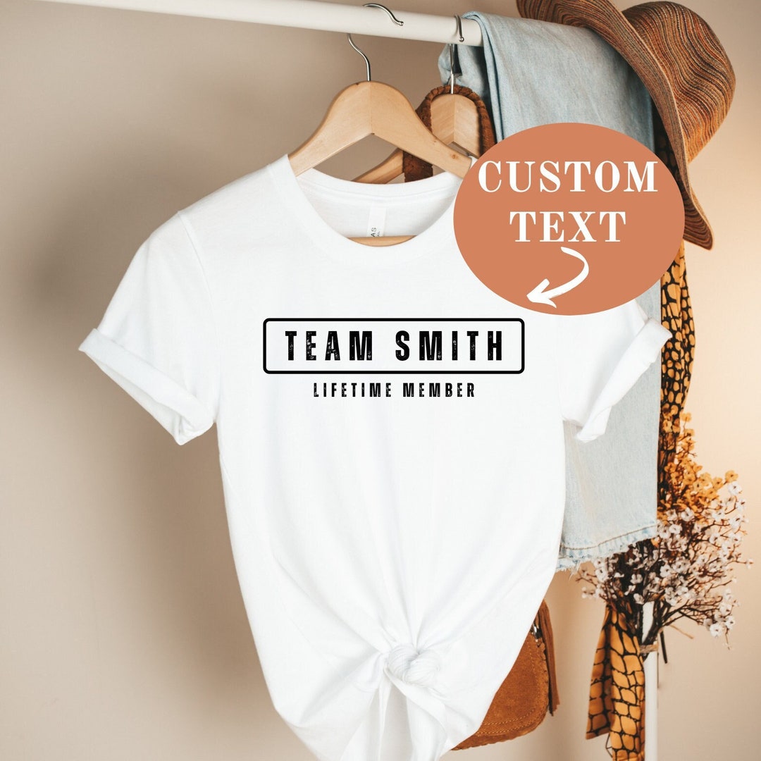 Personalized Family Shirt, Custom Name Shirts, Family Reunion Shirt ...