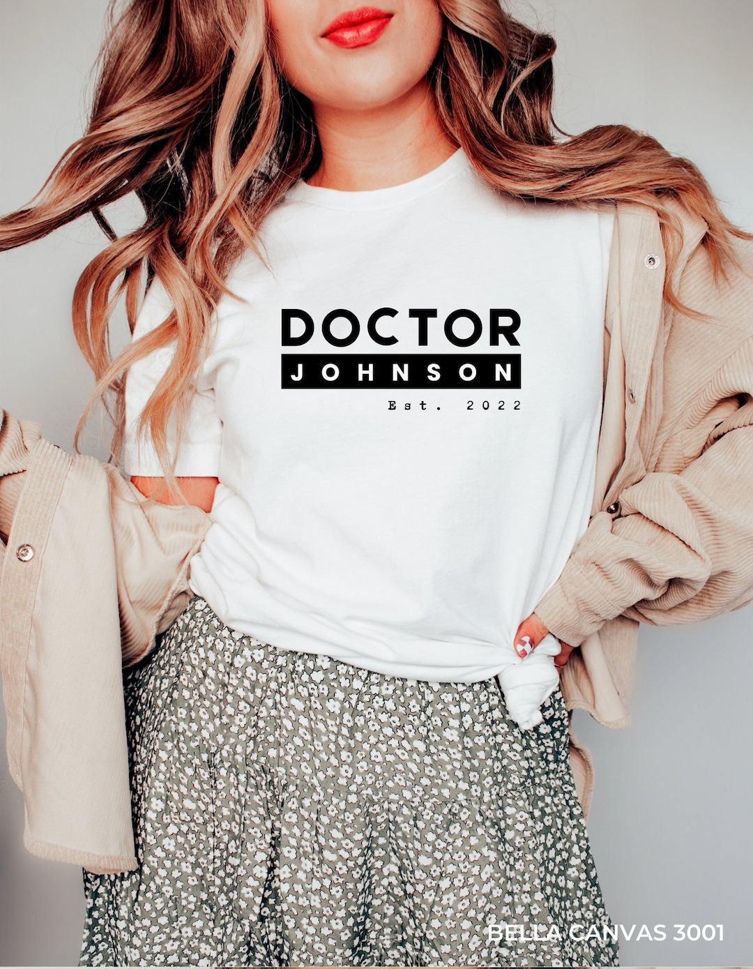 Personalized Doctor Johnson Shirt, Custom Last Name and Birthyear ...