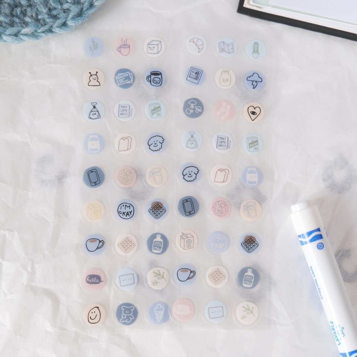 Cool Girl 2 Sheets Sticker Sheets Stationary Planner - Etsy