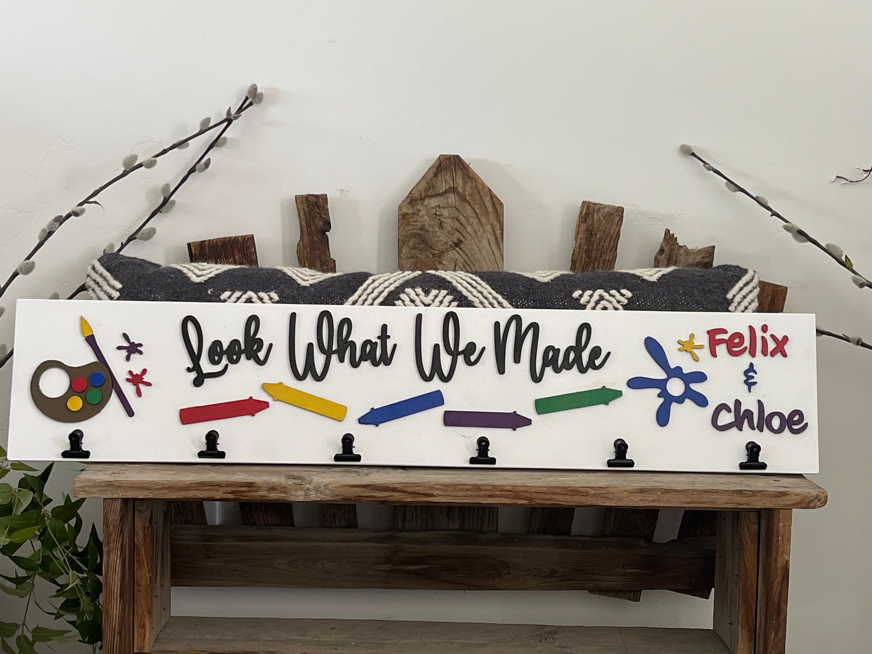 Look What We Made SVG File Look What I Made SVG Laser File Kids Art ...