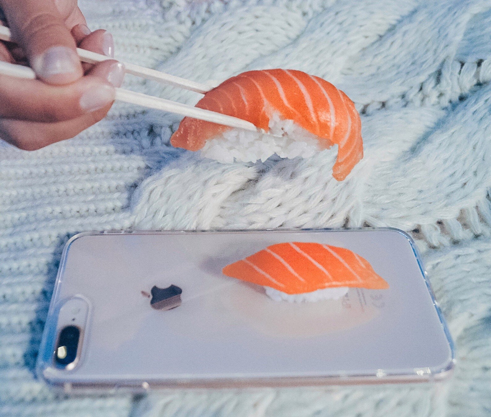 Salmon Sushi Phone Case - Etsy