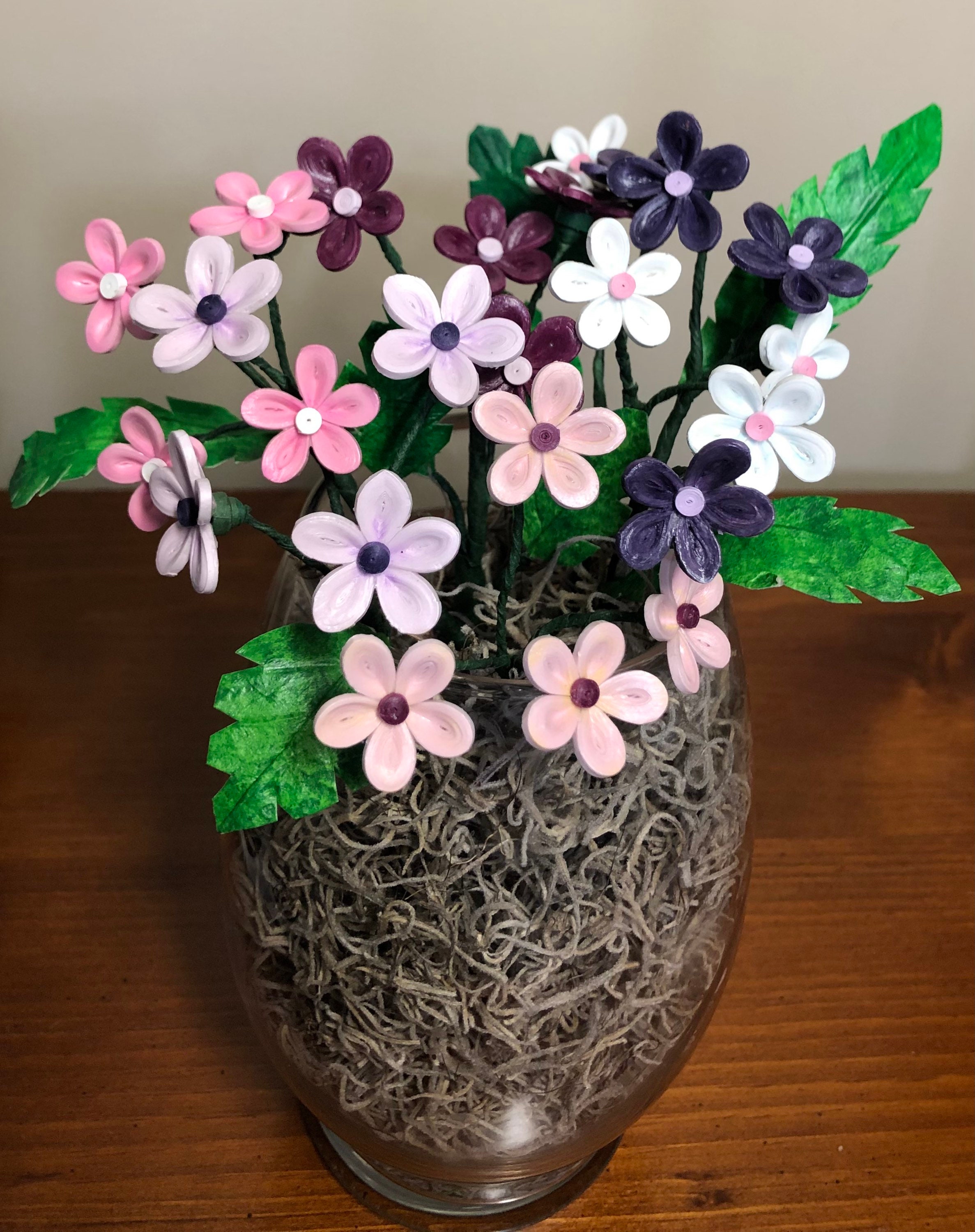 Paper Quilling Flower Vase