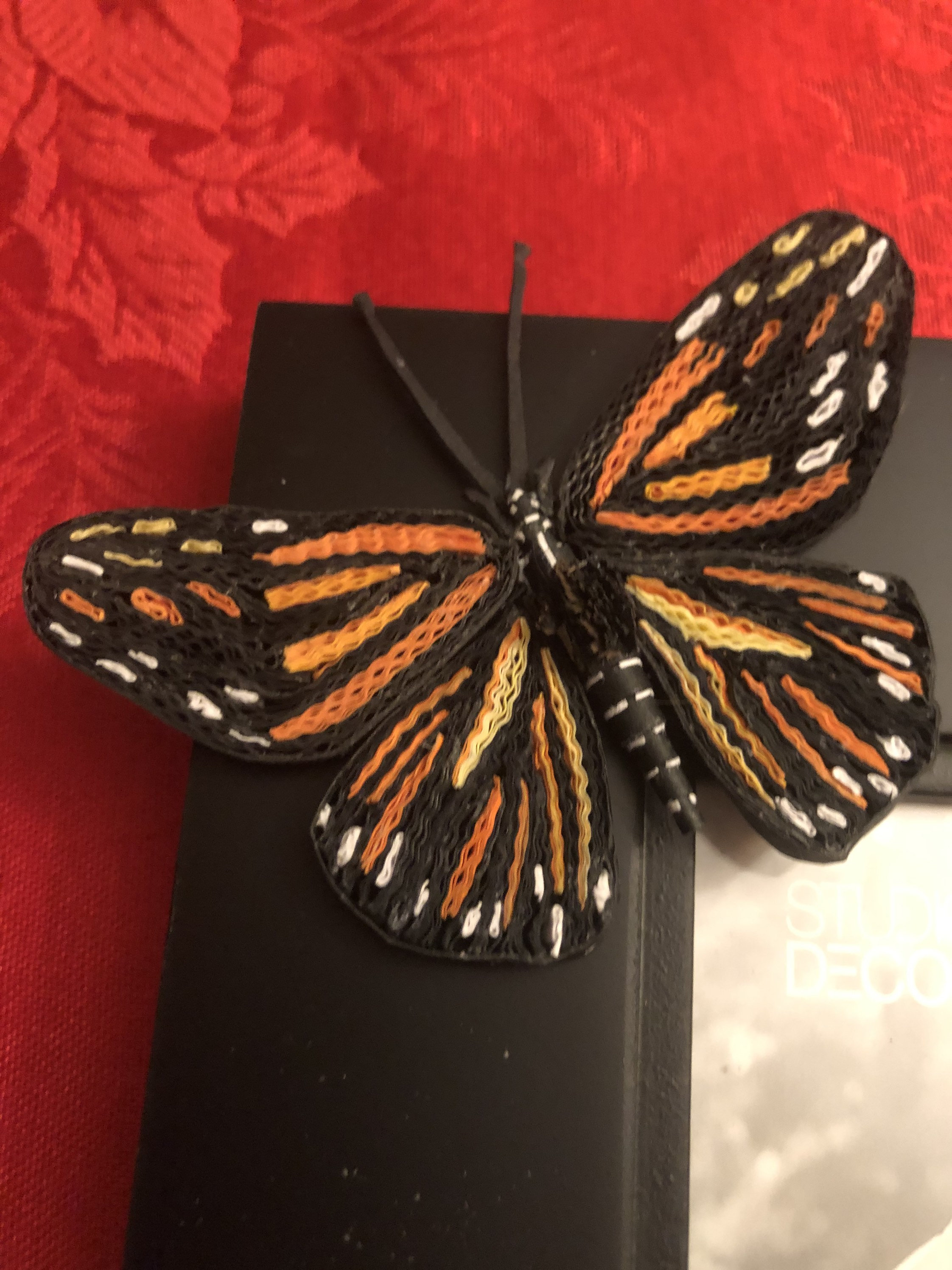 Quilled Monarch Butterfly Picture Frame. Paper Quilling Monarch on ...