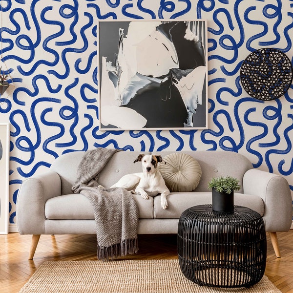 Abstract Line Wallpaper - Etsy