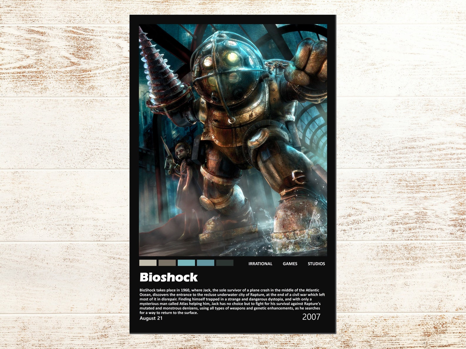 Bioshock Poster 11 X 17 Video Game Poster Game Art | Etsy