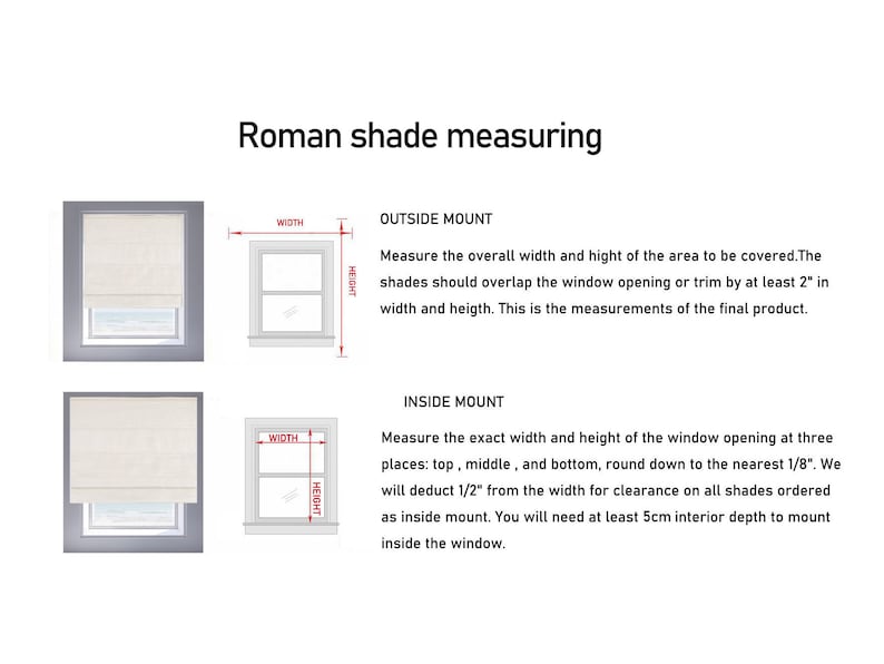 Natural Color 100% Striped Linen Roman Shade With Chain Mechanism ...