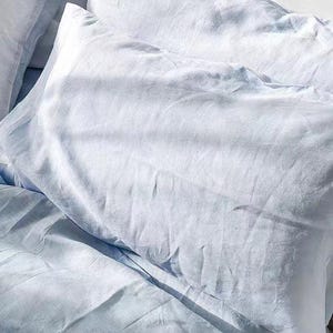 30+ Colors ,baby Blue Linen Bedding Set, Linen Duvet Cover, Queen Duvet ...