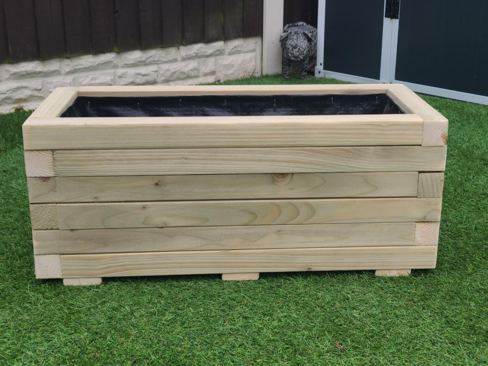 Rectangle Wooden Treated Garden Planter (rori Range) - Etsy UK