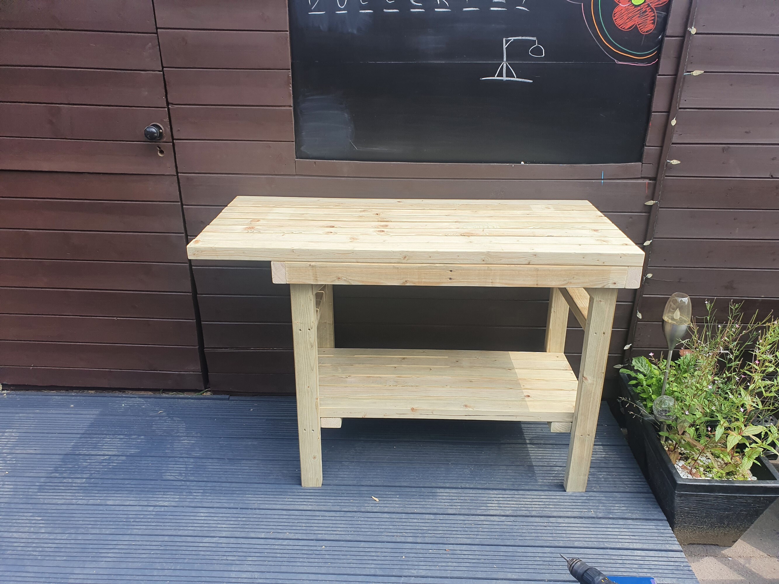 Outdoor Wooden BBQ Pizza Workstation Sturdy Table - Etsy UK