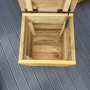 40cm X Garden Storage Box Decking Wood Treated Indoor or Outdoors - Etsy
