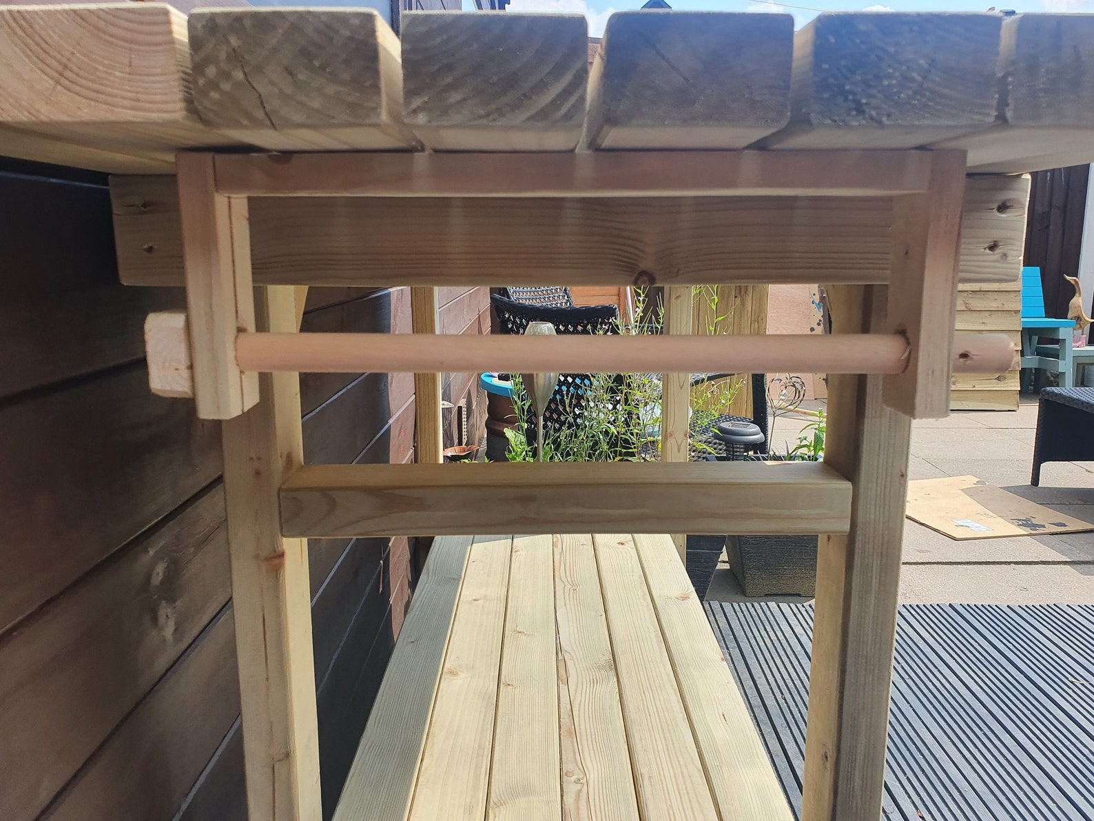 Outdoor Wooden BBQ Pizza Workstation Sturdy Table - Etsy UK