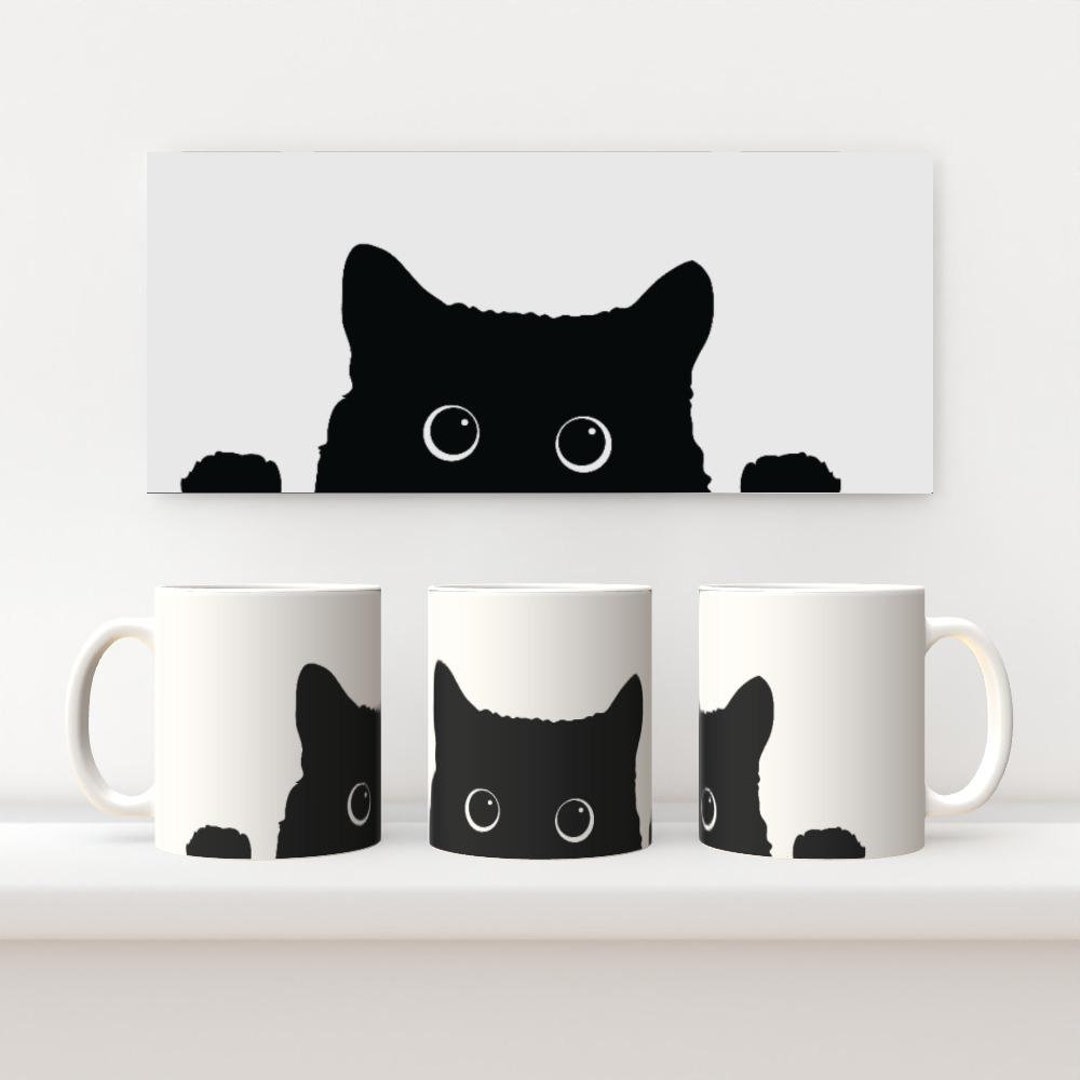 11oz Ceramic Mug - Kitty - Etsy UK