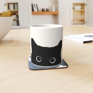 11oz Ceramic Mug - Kitty - Etsy UK
