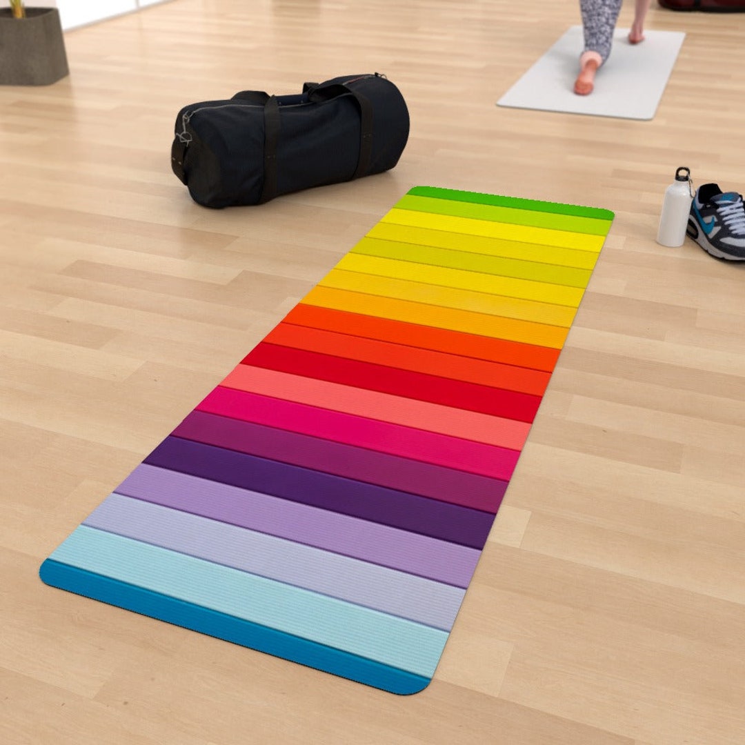 Yoga Mat - Colour Ladder - Etsy UK