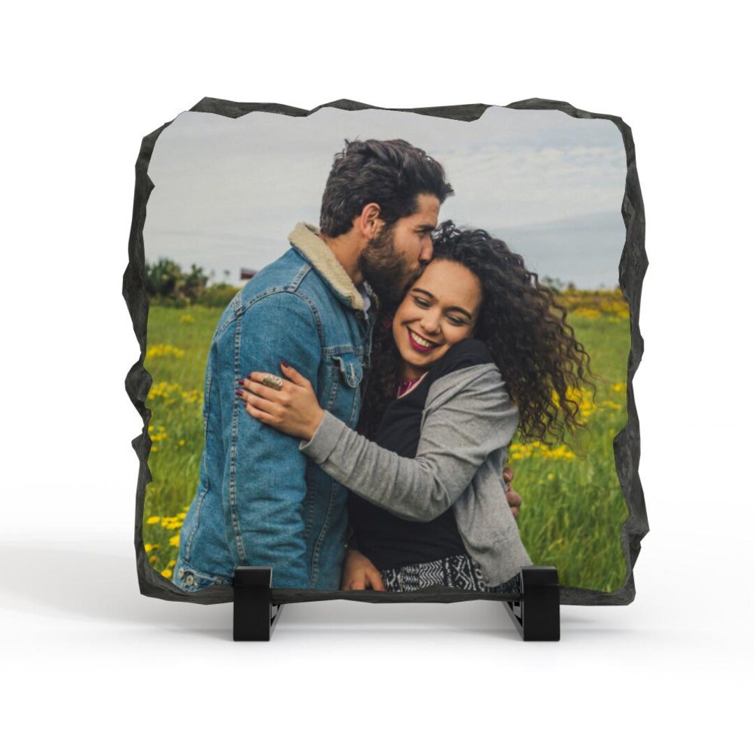 Rock Slate - Personalised - (single Photo Upload) - Etsy