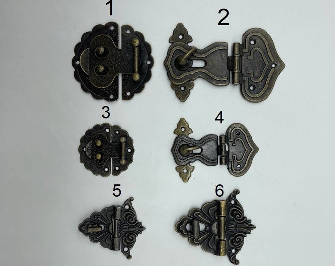 Gift Box Latches, Decoupage Locks, Decorative Latch for Box, Box ...