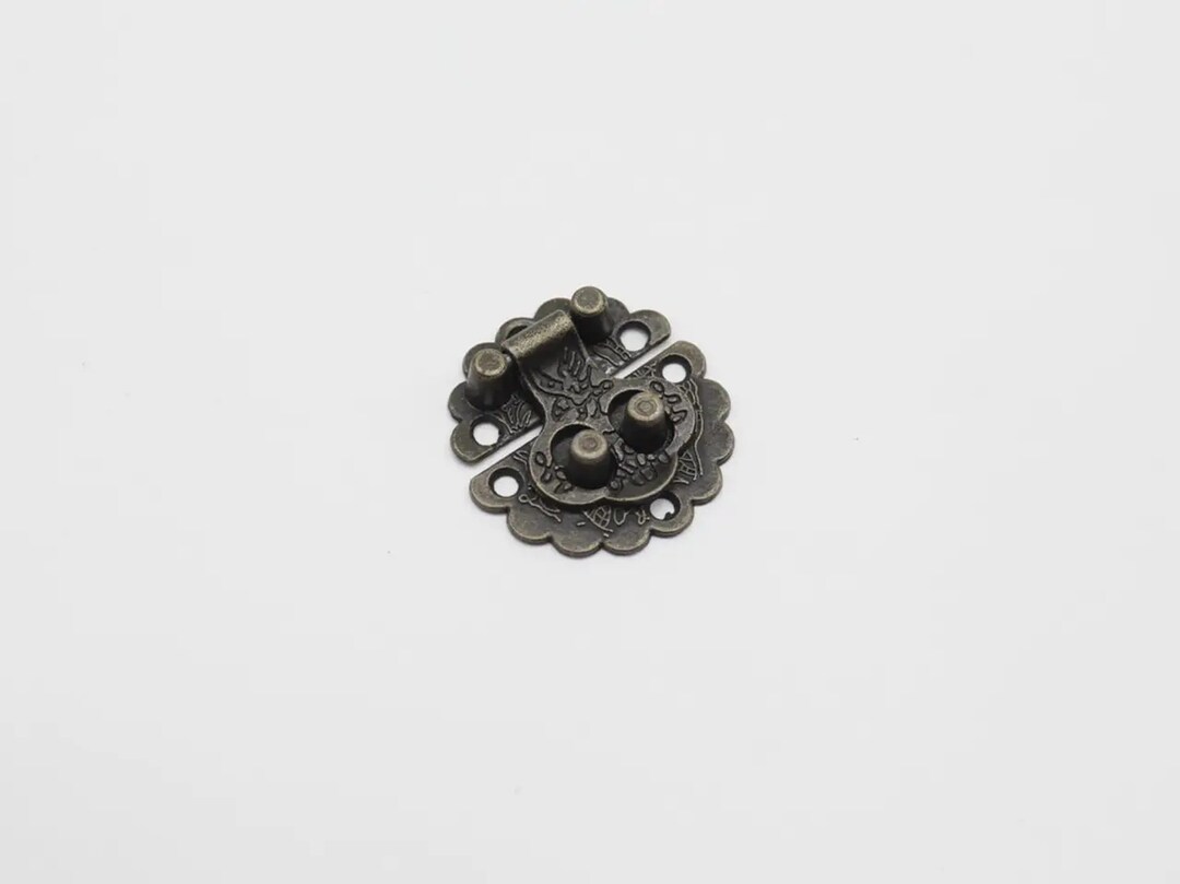 Small Box Hardware, Box Fastener, Decorative Latch for Box, Set of 10 ...
