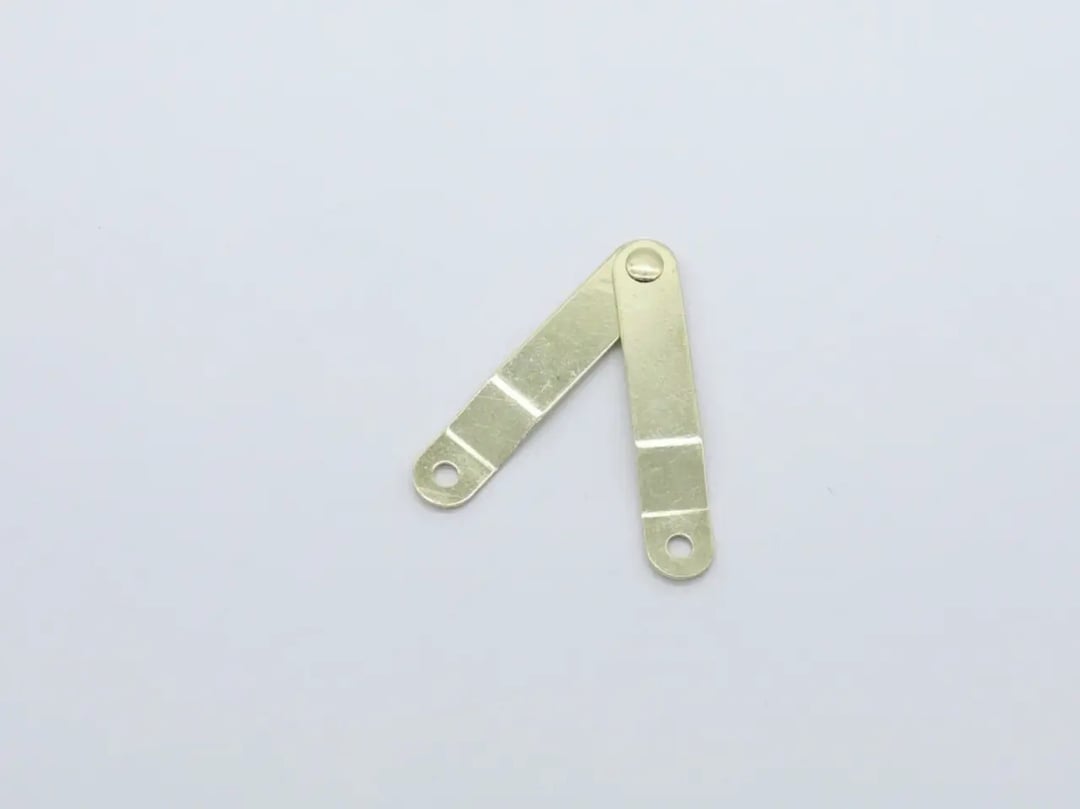 Set of 5 Silver Mini Hinges for Tiny Ring Box, Jewelry Box Straight ...