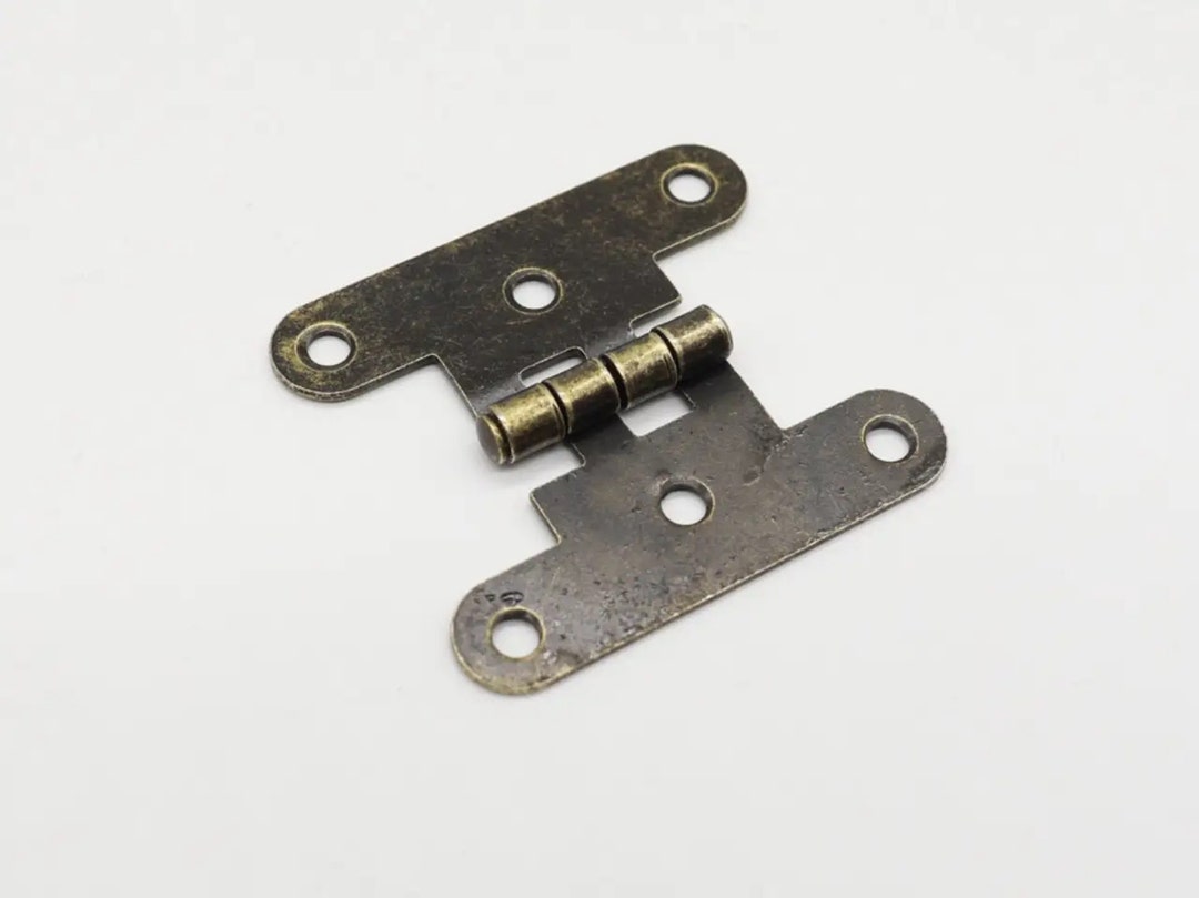 Decorative Hinge, Set of 5 Box Hinges, Jewelry Box Hinge, Mini Metal Hinge, Bronze Jewelry Box ...