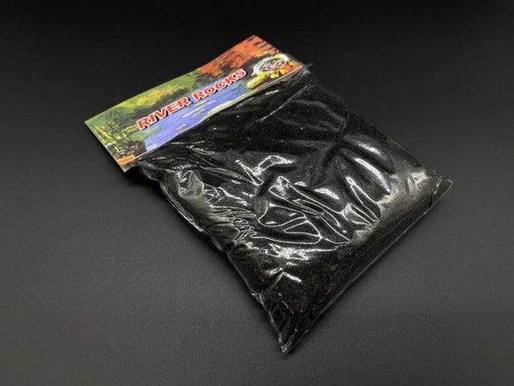 Black Decorative Sand 0.5 Kg the Crushed Stone is Polished - Etsy