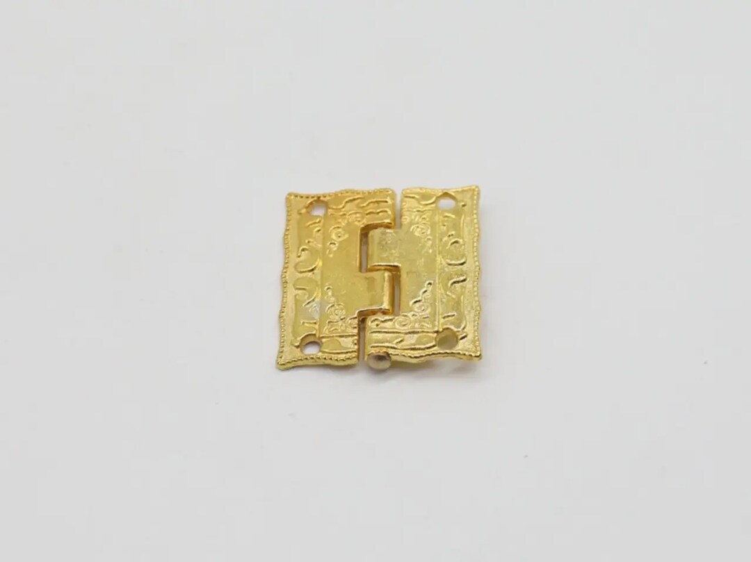 Decorative Gold Hinges for Small Jewelry Box, Set of 10 Antique Style ...