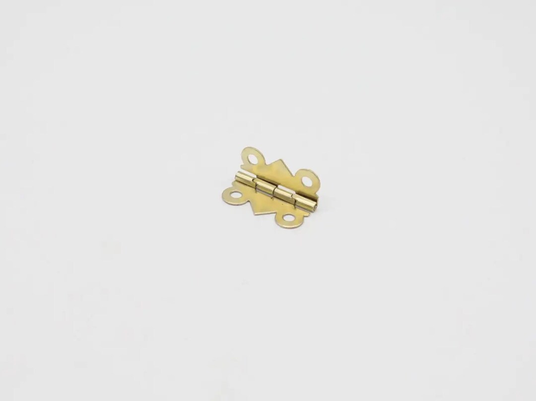 Miniature Decorative Gold Hinges, Set of 10 Antique Hardware for ...
