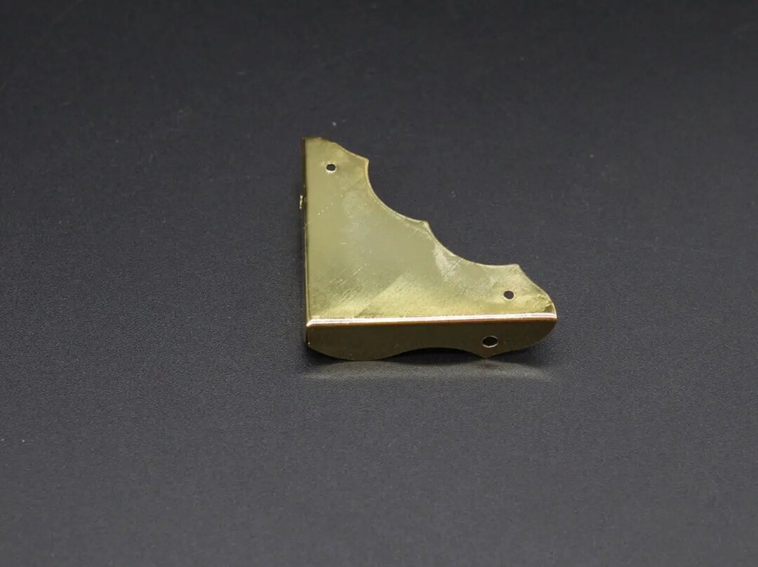 Set of 10 Antique Overhead Metal Corners 40х9 Mm, Decorative Corner ...