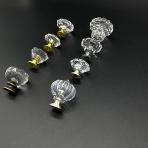 Crystal Drawer Knobs Cabinet, Vintage Pull Knobs, Knobs for Furniture Antique, Decorative ...