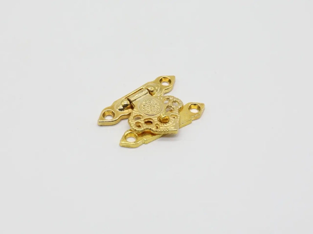 Decorative Latch for Box, Antique Buckle Locks, Vintage Lock, Wooden ...