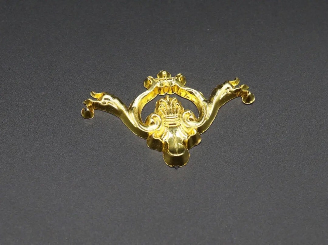 Set of 4 Antique Gold Corners Bracket for Boxes, Metal Protective ...