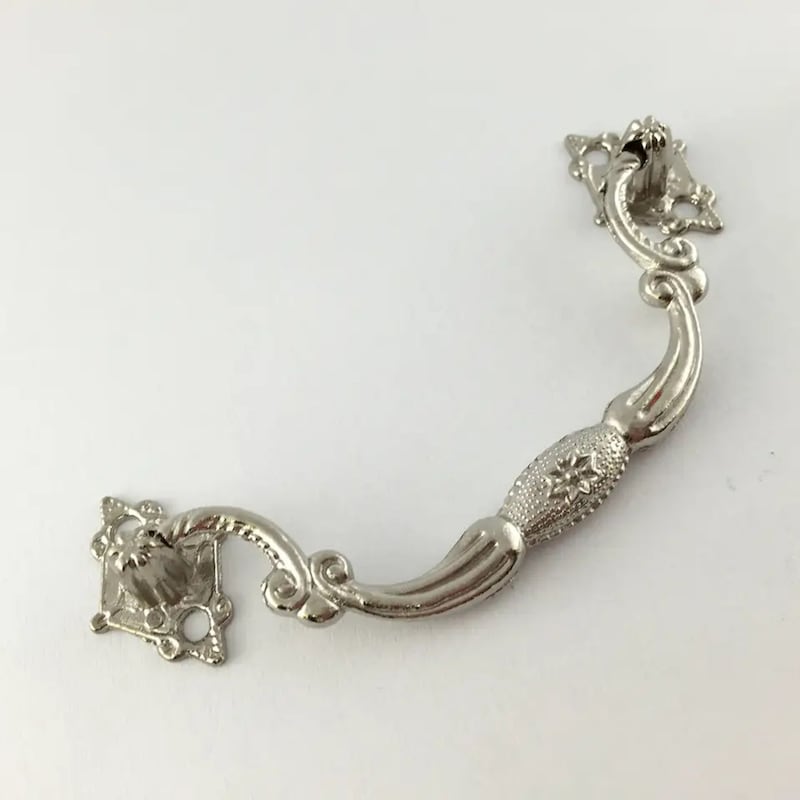Silver Drawer Pulls - Etsy