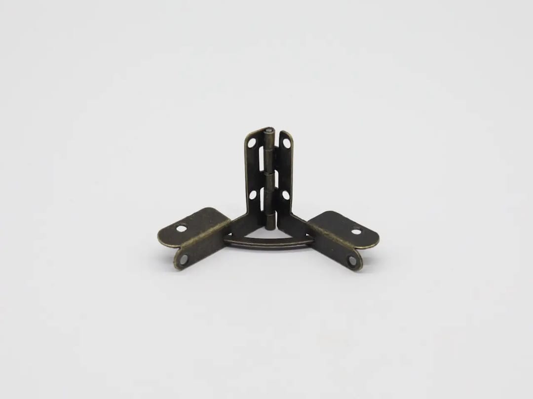 90 Degree Mortise Hinges, Set of 5 Folding Hinges, Jewelry Box Hinge ...