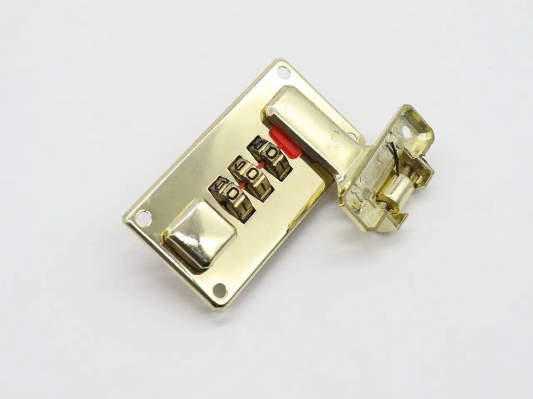 Gold Lock, Lock for Bags With a Code, Box Fastener, Furniture Buckle ...