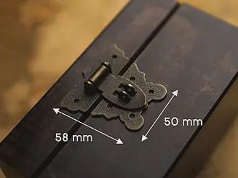 Antique Butterfly Latch Hasp, Vintage Lock, Latch for Boxes, Furniture ...