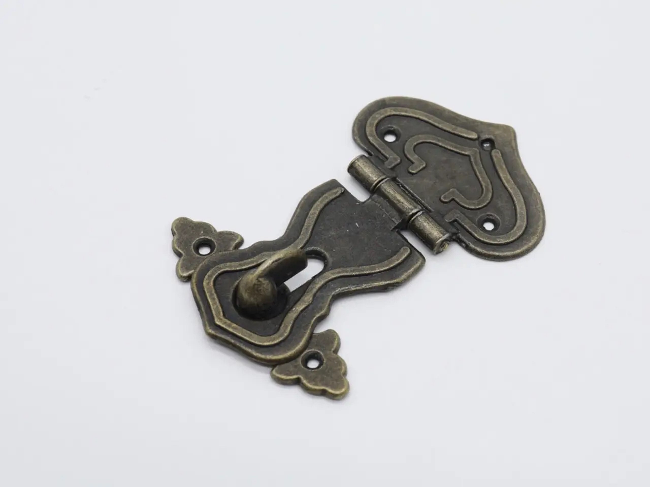 Vintage Lock, Decorative Latch for Box, Antique Lock, Wooden Box Lock ...